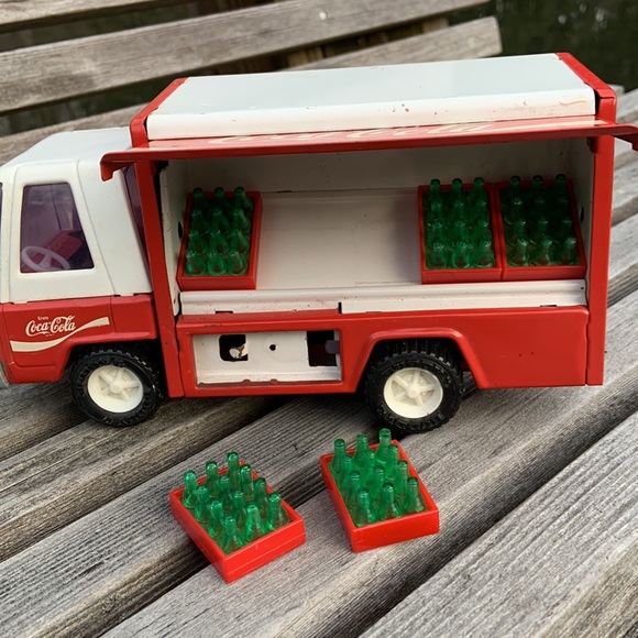 Coca Cola | Toys | Vintage Coca Cola Buddy L Metal Truck With Bottles ...